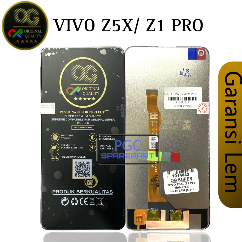 Jual ORIGINAL Super OG - LCD Touchscreen Fullset Vivo Z1 Pro / Z5X / 1951 / 1918 | Shopee Indonesia
