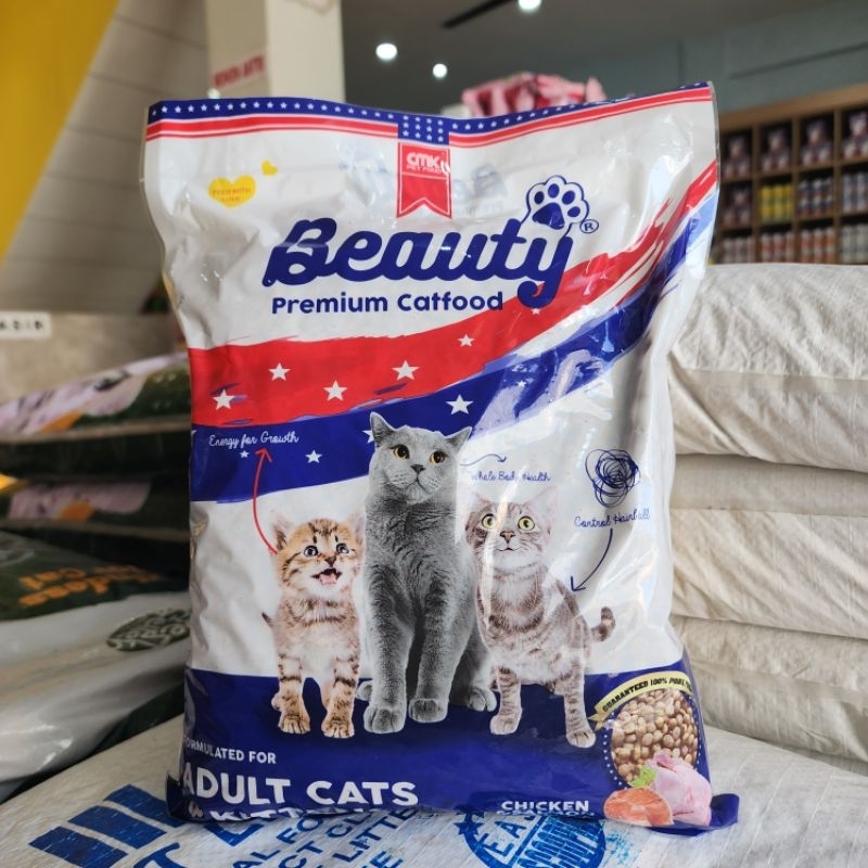 Jual BEAUTY PREMIUM 1KG DRY FOOD Pakan Kucing Segala Usia | Shopee ...