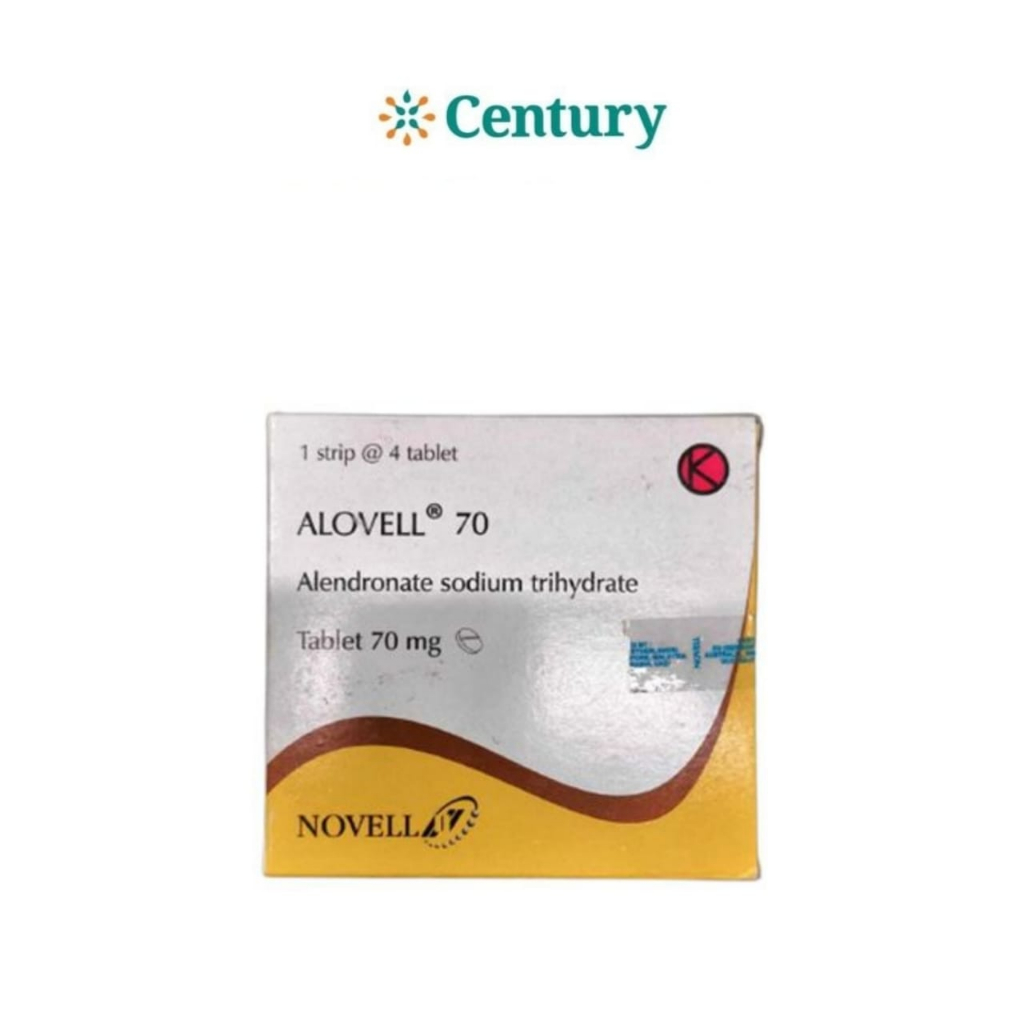 Jual ALLOVEL 70 MG 1 STRIP 4 TAB / OSTEPOROSIS / KEROPOS TULANG ...