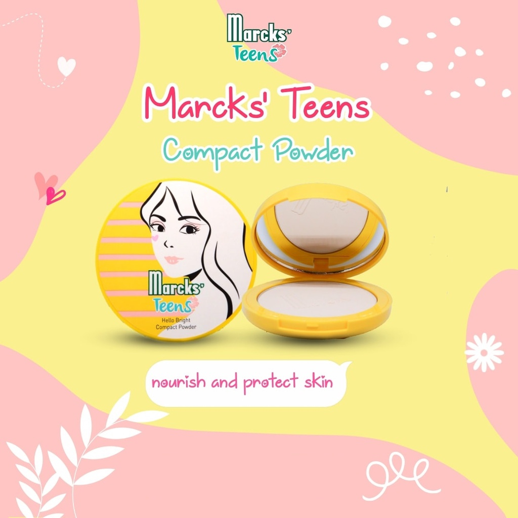 Jual Marcks Teens Compact Powder / Bedak Padat Marcks | Shopee Indonesia