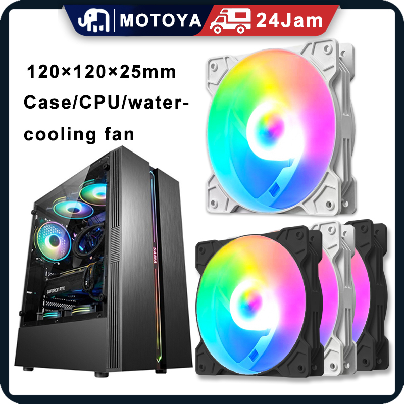 Jual RGB FAN Casing 12 cm fan cooler pendingin Fan casing komputer ...