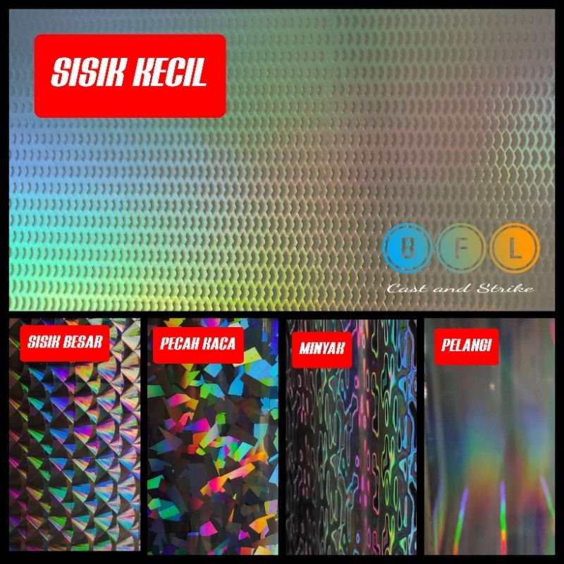 Jual Sticker Hologram 100 CM X 60 CM | Shopee Indonesia