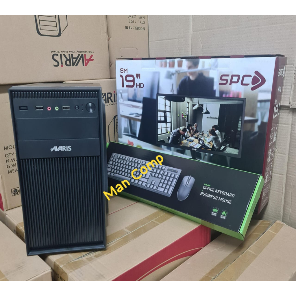 Jual Paket Lengkap PC Rakitan Core i5 + Led 19inch Keyboard dan mouse | Shopee Indonesia