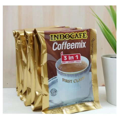 Jual Kopi Indocafe Coffeemix 1 Renceng/Renteng (Isi 10 Sachet) - Rafka ...