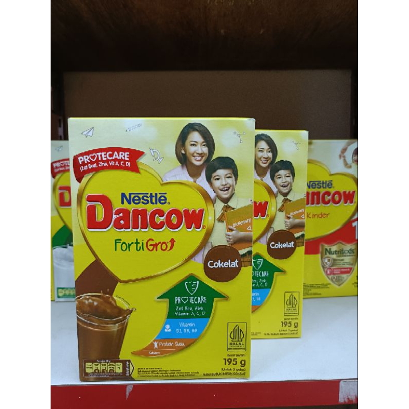 Jual Susu dancow forti grow cokelat #195g | Shopee Indonesia