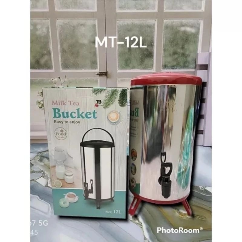 Jual Water jug drink milk tea bucket 12lt | Shopee Indonesia