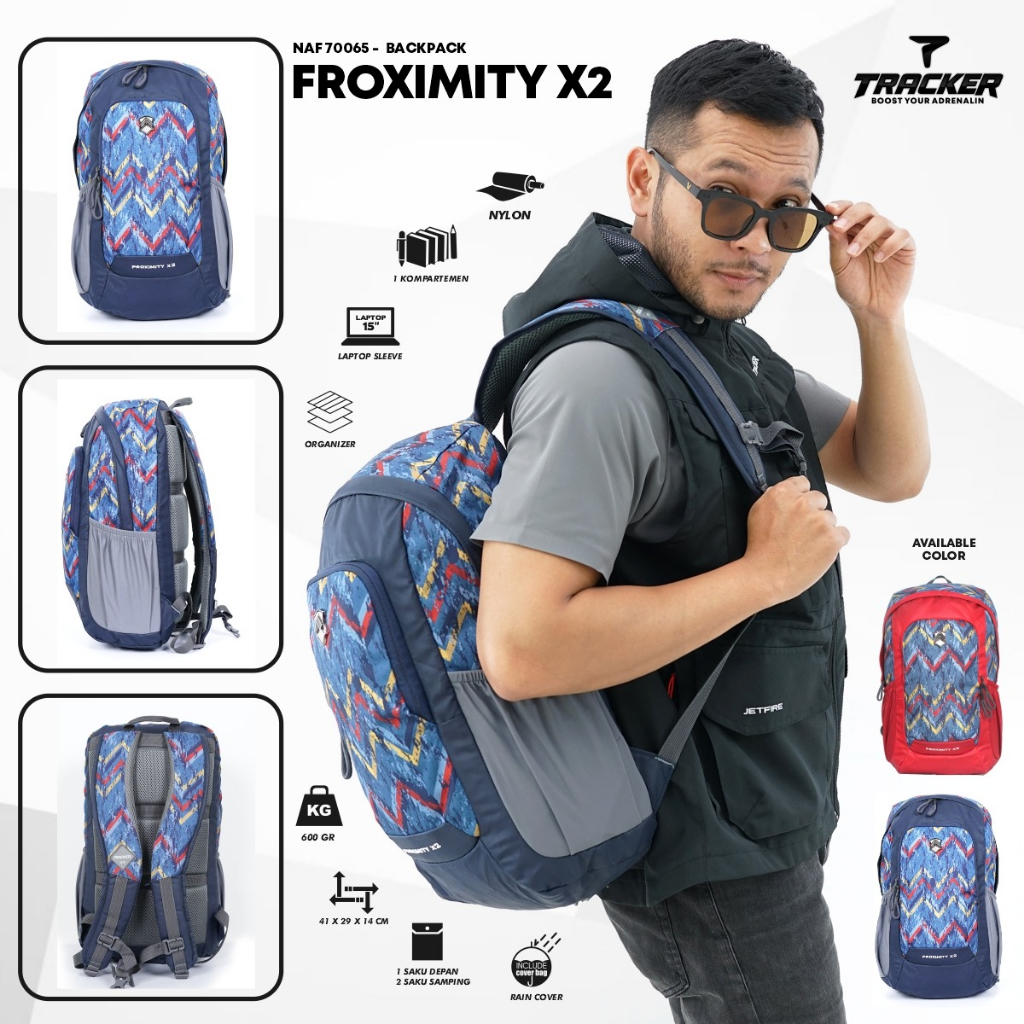 Jual GRADE-B Tas Ransel Pria 25 Liter Tracker Froximity X2 | Shopee ...
