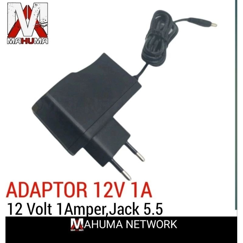 Jual Adaptor Adapter 12 volt 1 amper 12v 1aCCTV Modem Router | Shopee ...
