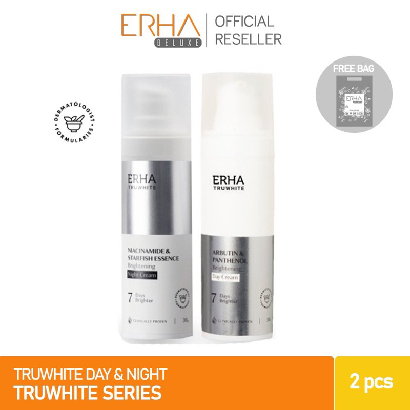 Jual ERHA Day Cream Pelembab Wajah - Truwhite Brightening Arbutin ...