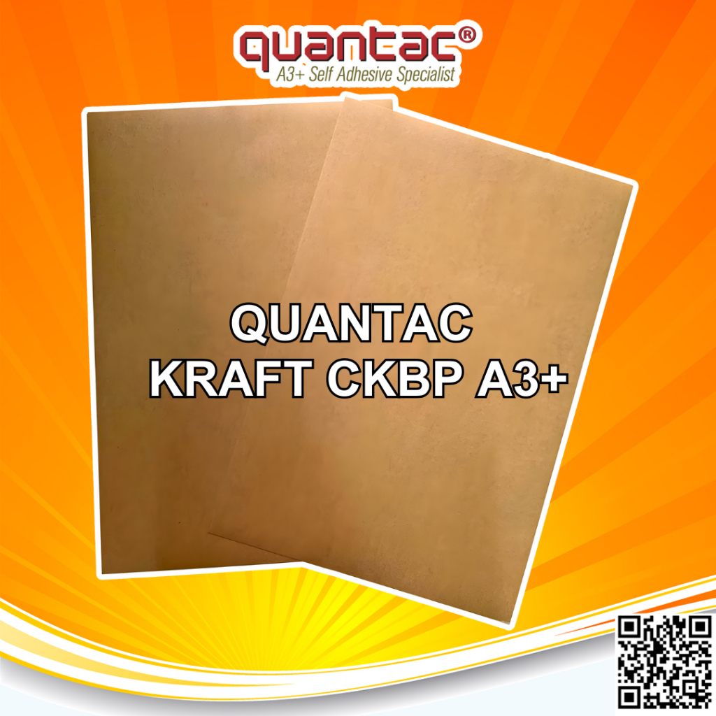 Jual Quantac Kraft CKBP Stiker Paper A3+ Sticker Label Coklat Vintage ...