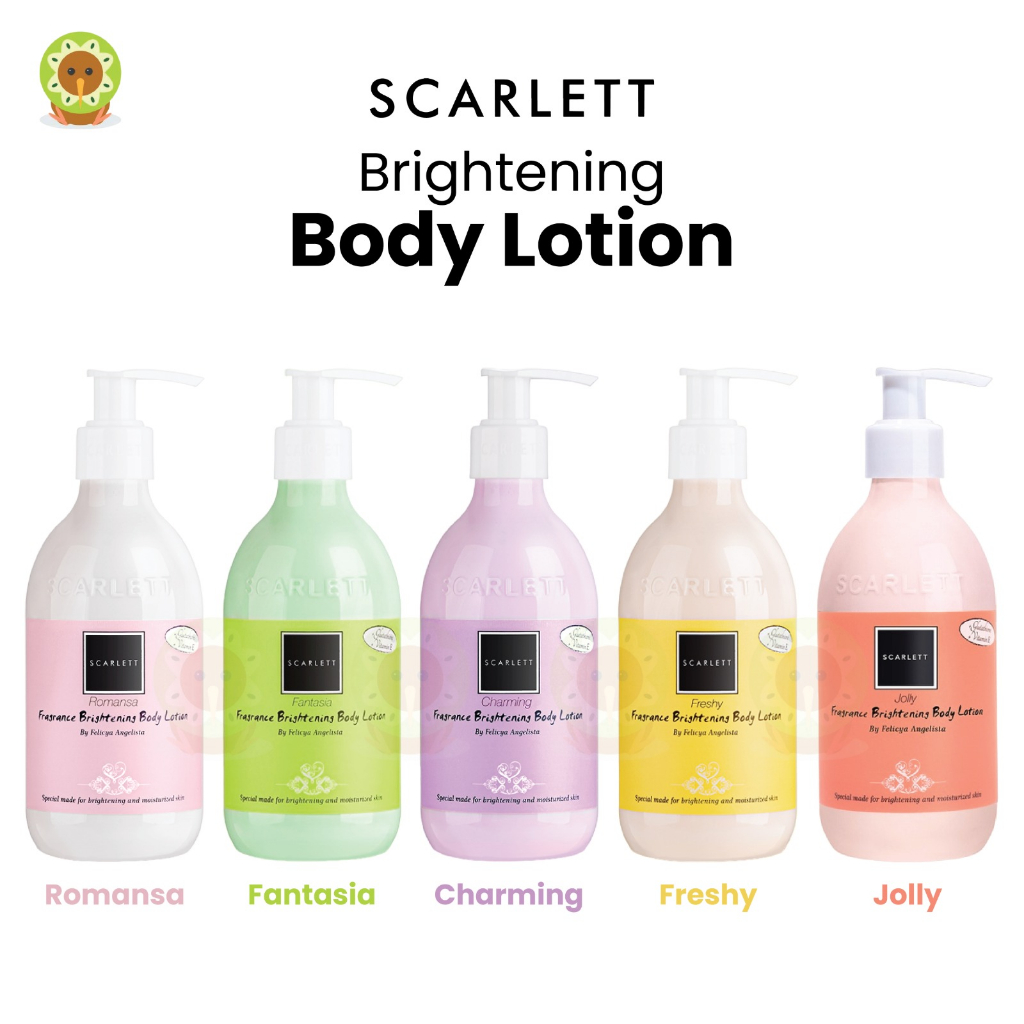 Jual SCARLETT BRIGHTENING BODY LOTION - LOTION SCARLETT | Shopee Indonesia
