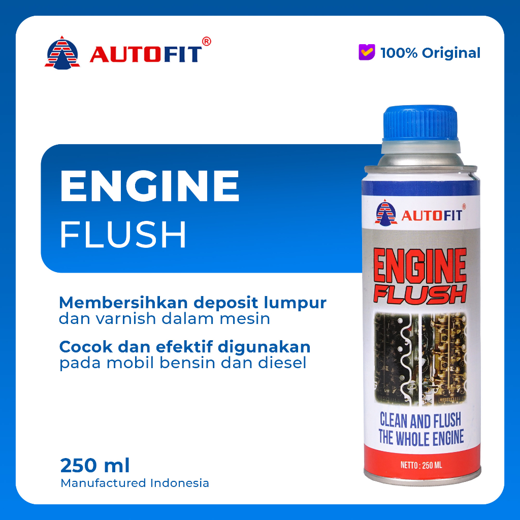 Jual Autofit Engine Flush 250ml Pembersih Kuras Oli Mesin Mobil dan ...