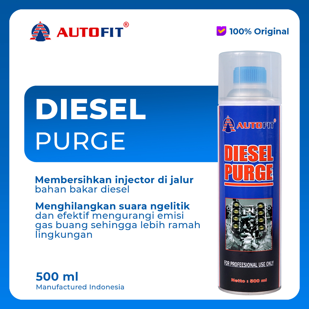 Jual Autofit Diesel Purge 500ml Cairan Pembersih Common Rail Injector ...