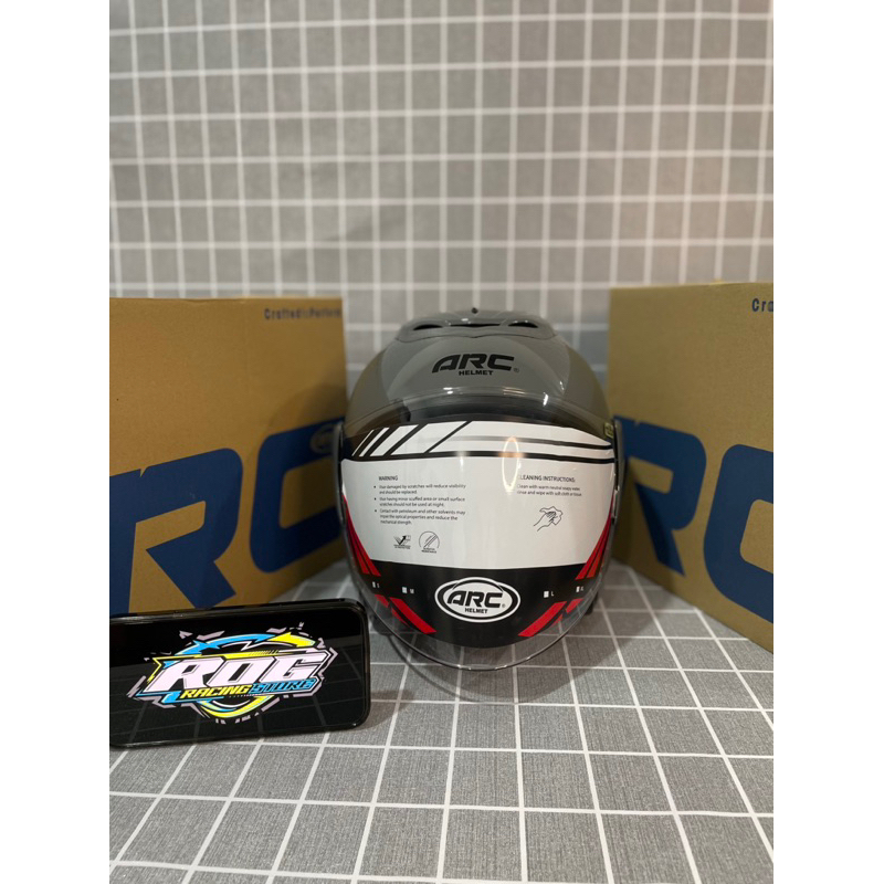 Jual Helm ARC Ritz MODERN GREY Original | Shopee Indonesia