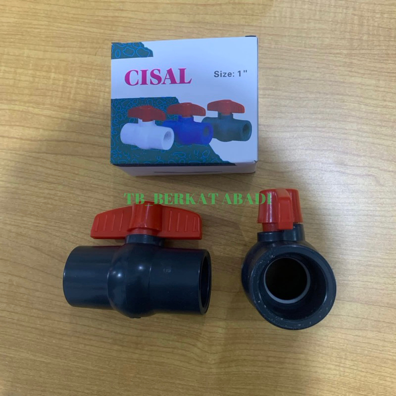 Jual Ballvalve Cisal 1” Inch / Stop Keran PVC CISAL / Stop Kran ...