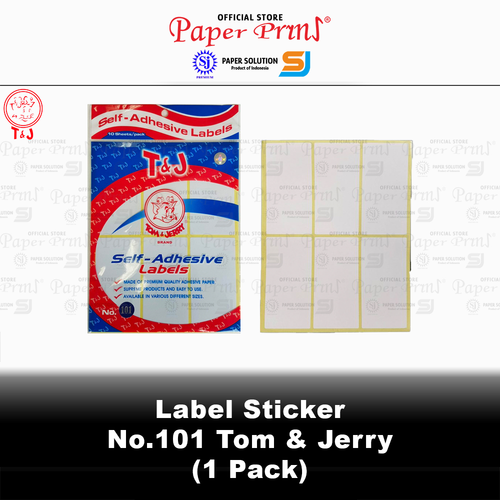 Jual Kertas Laser Label Stiker No. 101 Tom & Jerry | Shopee Indonesia