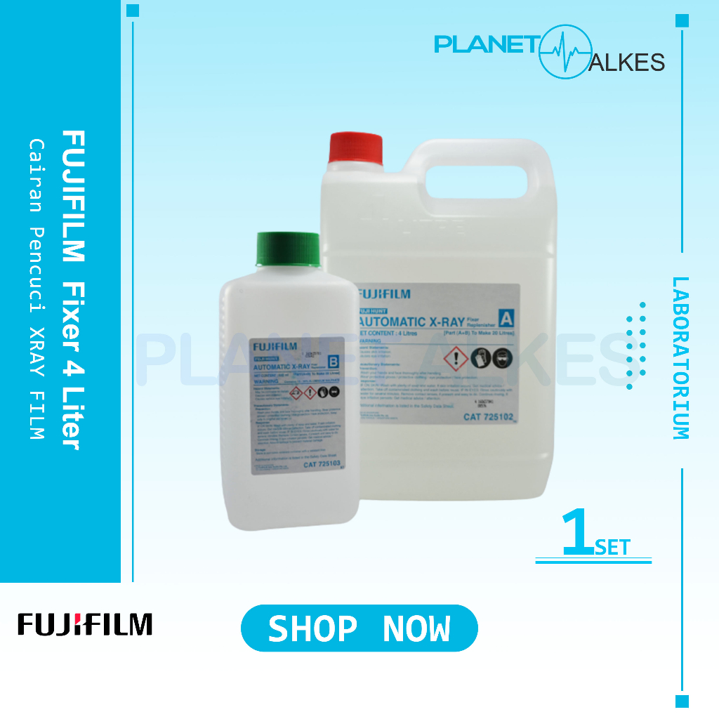 Jual Automatic X-Ray Fixer Replenisher Fuji Film 1 set 4 Liter / FUJI ...