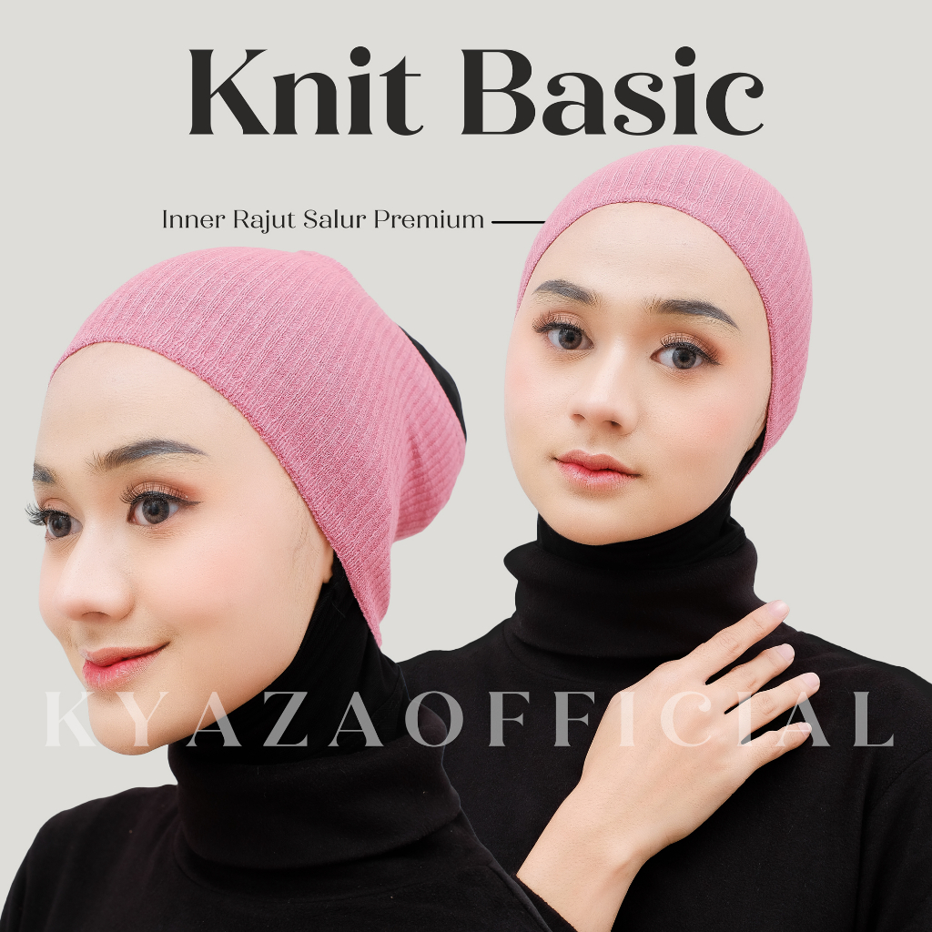 Jual Inner Rajut Polos Premium Knit Bandana, Ciput Rajut, Inner Rajut ...