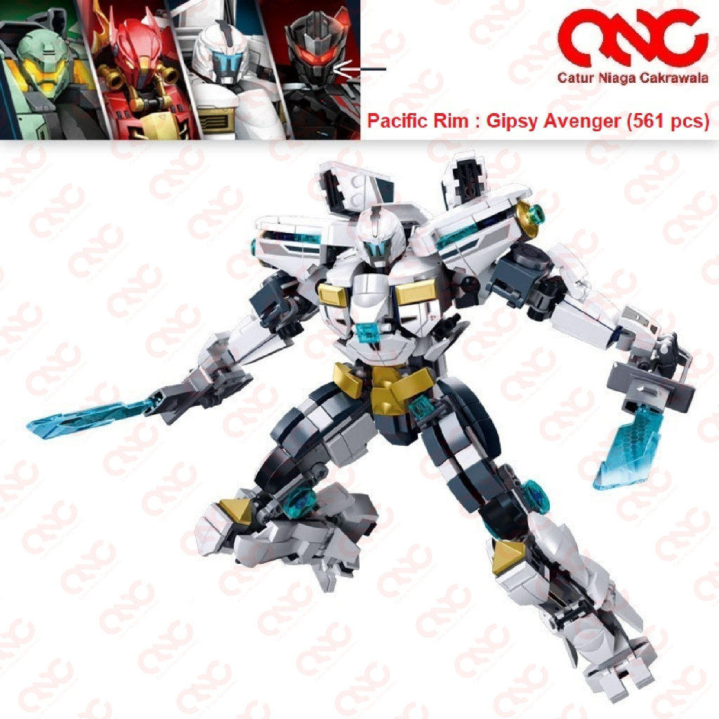 Jual CNC Brick Robot Pacific Rim Jaeger Sluban 500++ pcs Limited ...