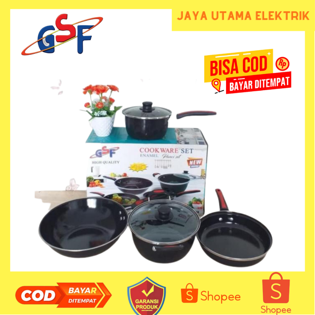 Jual Panci set gsf 1831 - 6 in 1 (Panci Susu, Panci Soup, Panci Besar ...