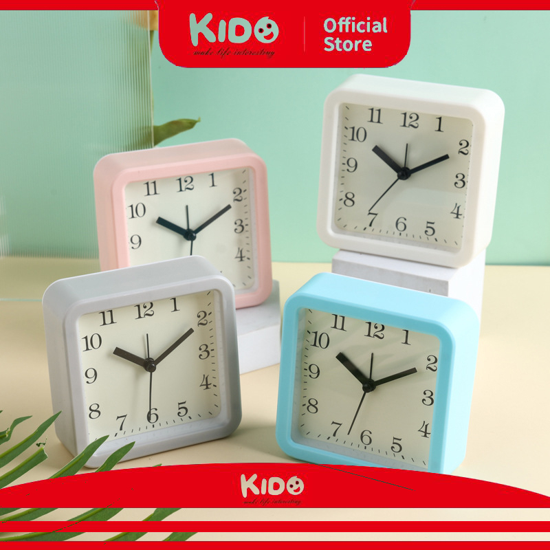 Jual Jam Weker Jam Alarm Jam Meja / Dekorasi Jam Alarm Polos Kotak ...