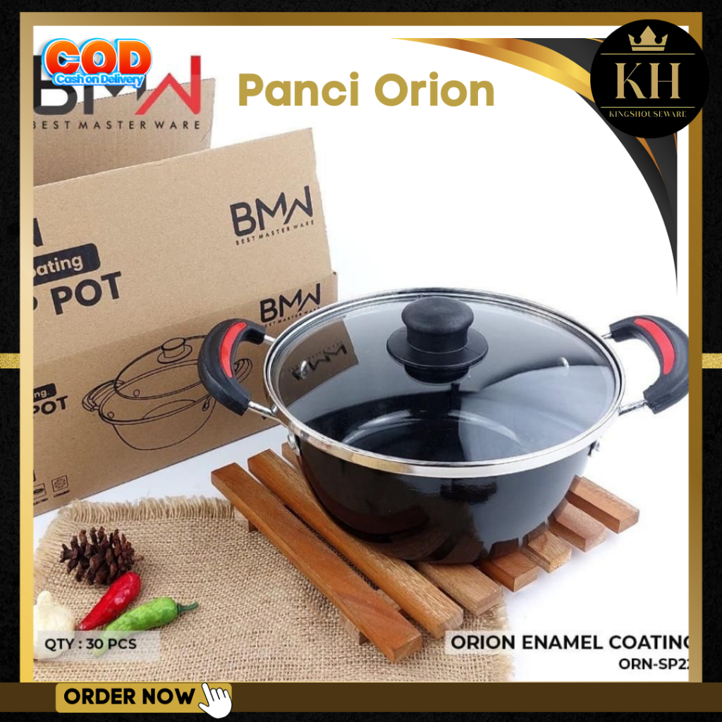 Jual Kh- Panci Orion Enamel Coating Panci anti lengket Panci sayur ...