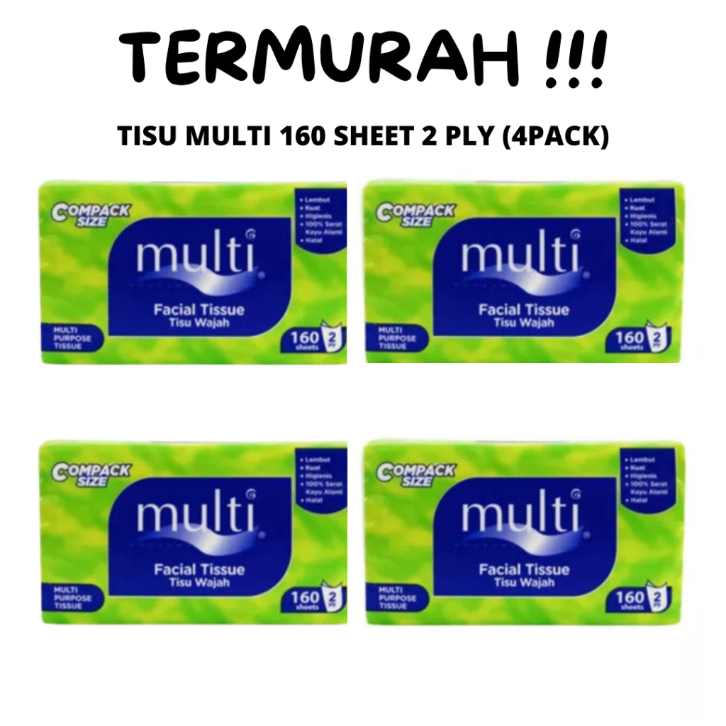 Jual TERMURAH TESSA TISU KERING DAN MULTI TISU KERING (4PACK & 8PACK ...