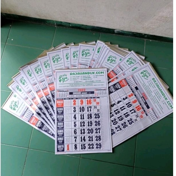 Jual KALENDER UK 38X54 12 LBR ADA NAMA TOKO | Shopee Indonesia