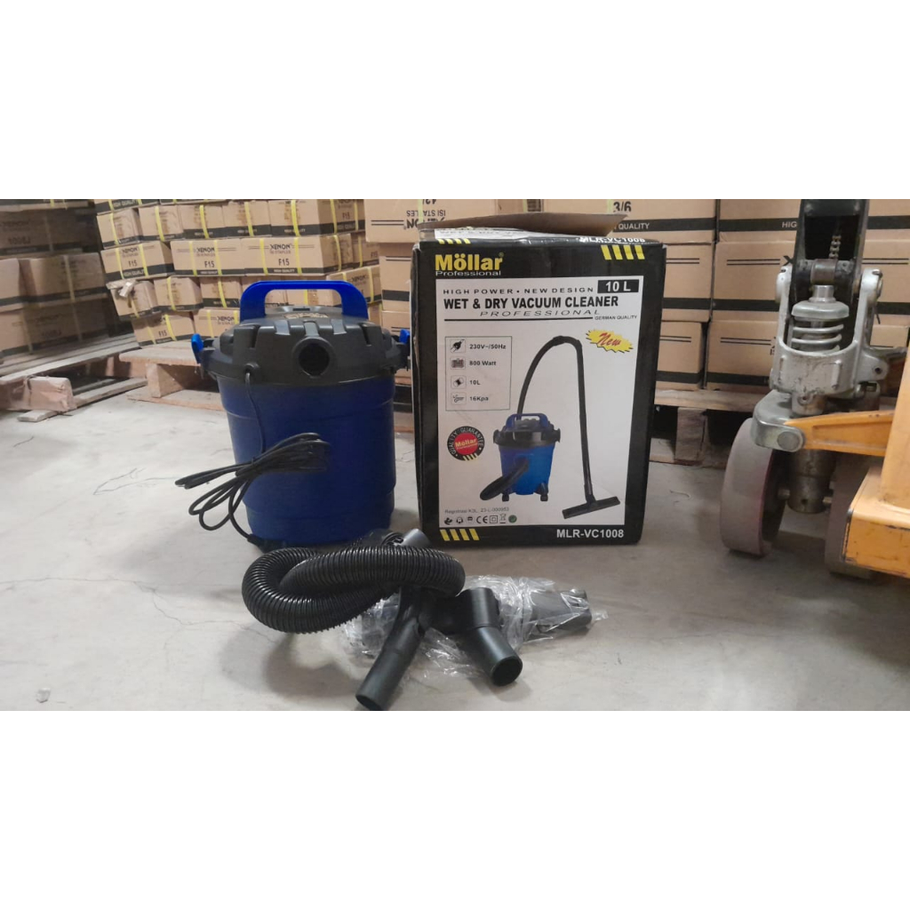 Jual MOLLAR VC1008 Mesin Penyedot Debu 10 Liter Wet Dry Vacuum Cleaner | Shopee Indonesia