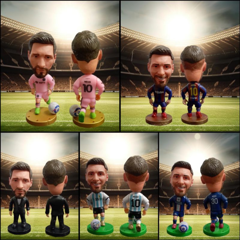 Jual Figure miniatur Pemain Bola Lionel Messi Action Figure Bola Lionel ...