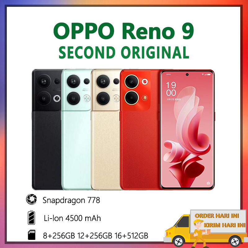 Jual OPPO Reno 9 5G Second Original oppo Reno 9 16+256GB Unit mulus no ...