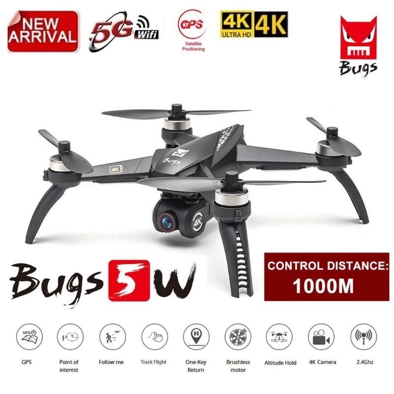Jual Drone MJX Bugs 5w B5W Brushless GPS dengan 4K camera | Shopee Indonesia