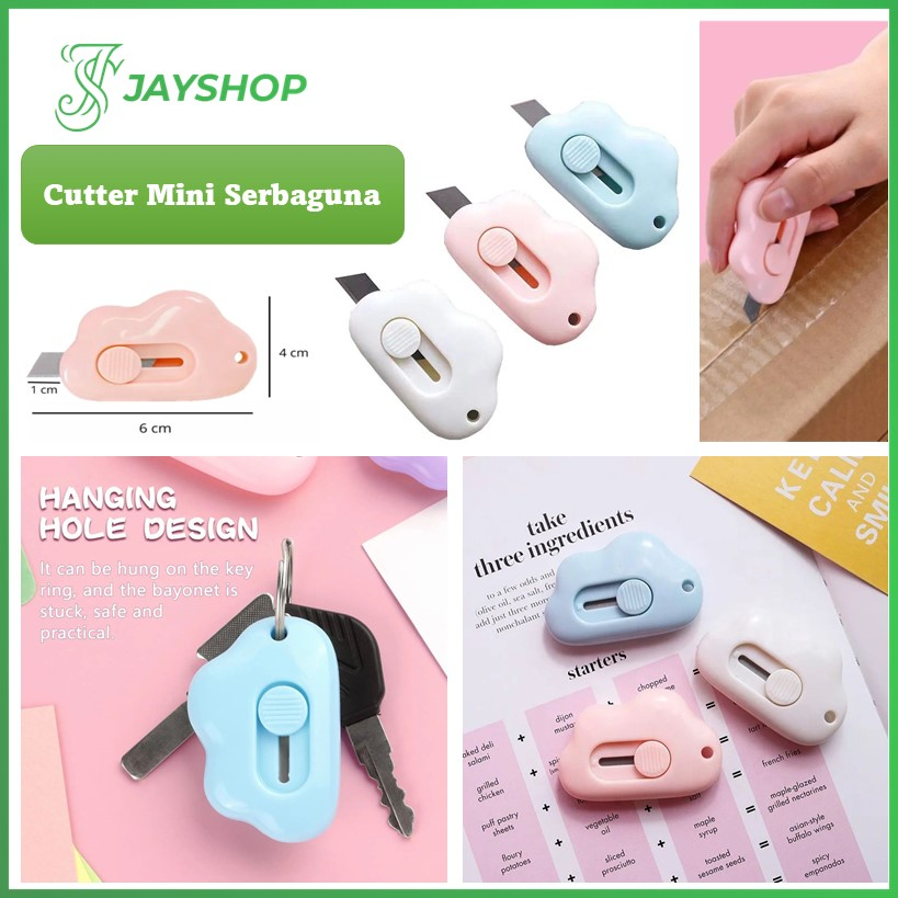 Jual Cutter Mini Pemotong Kertas Portable Cutter Mini Cloud Shape ...