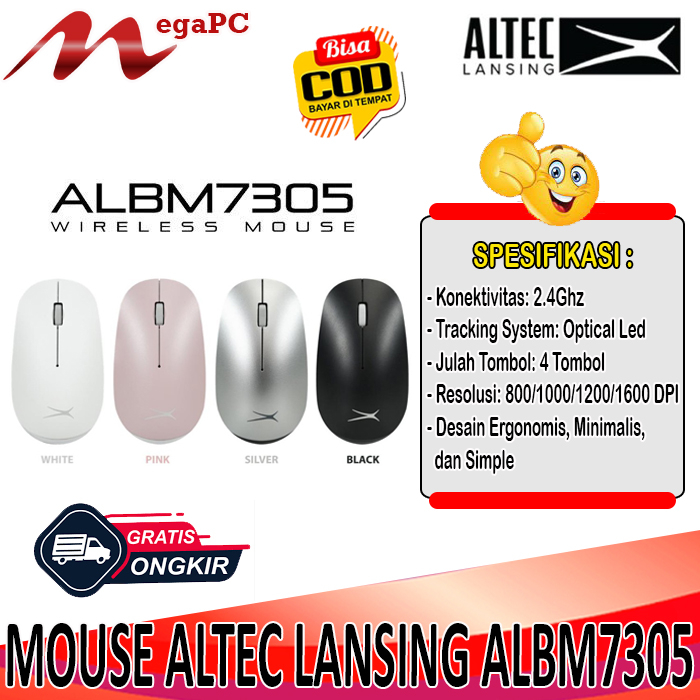 Jual Mouse Altec Lansing Wireless ALBM7305 | Shopee Indonesia