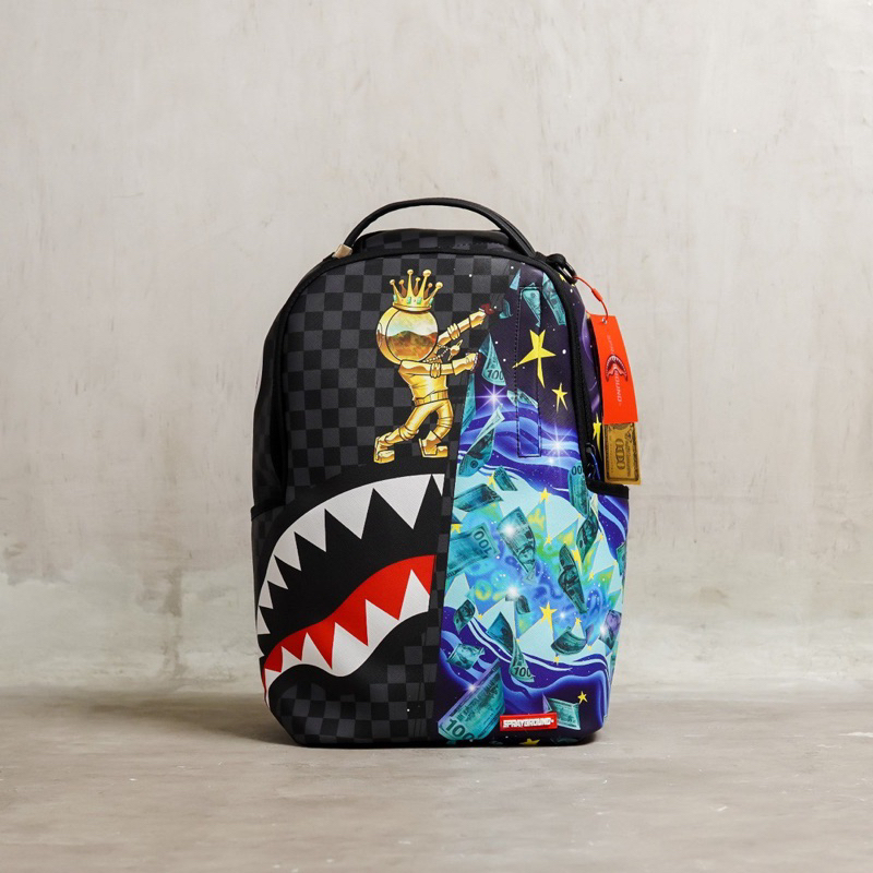 Jual SPRAYGROUND Astromane Welcome to My World Backpack in Black ...