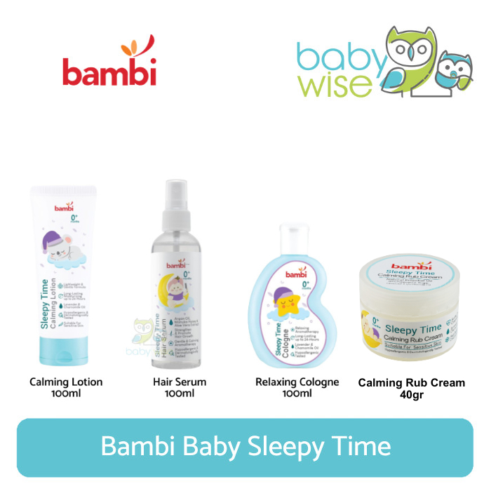 Jual Bambi Baby Sleepy Time - Lotion/Hair Serum/Cologne/Calming Rub ...
