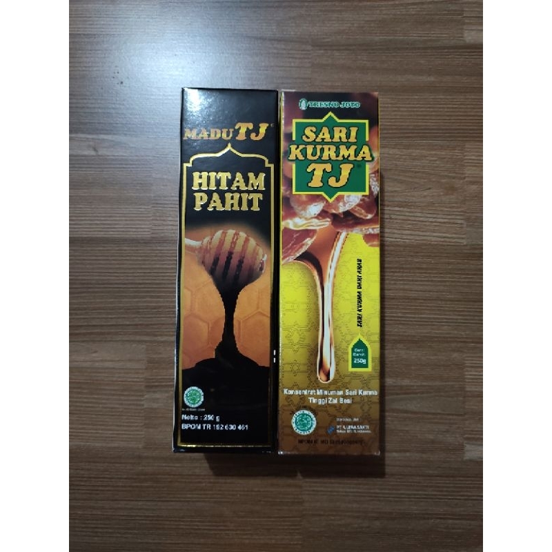 Jual Madu TJ Hitam Pahit & Sari Kurma TJ 250g | Shopee Indonesia