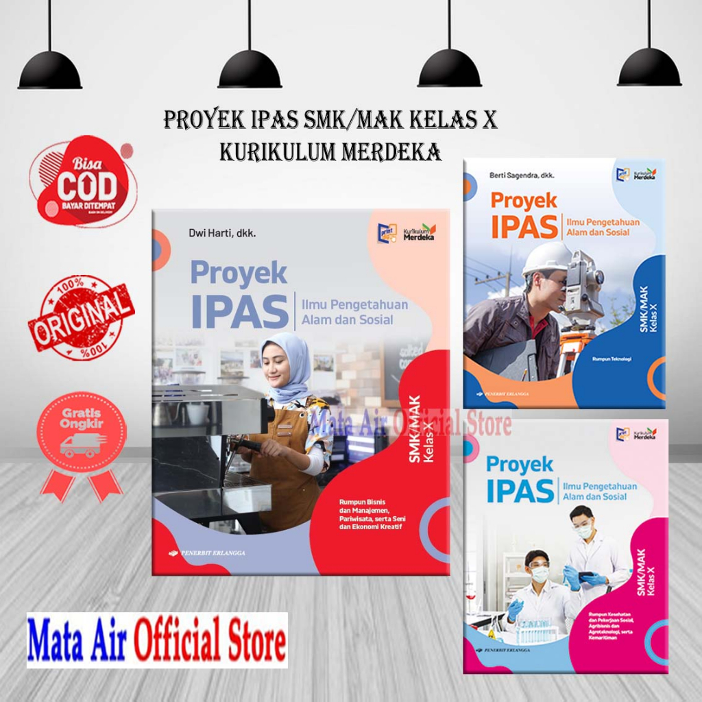 Jual PROYEK IPAS SMK/MAK KELAS X KURIKULUM MERDEKA - ERLANGGA | Shopee ...