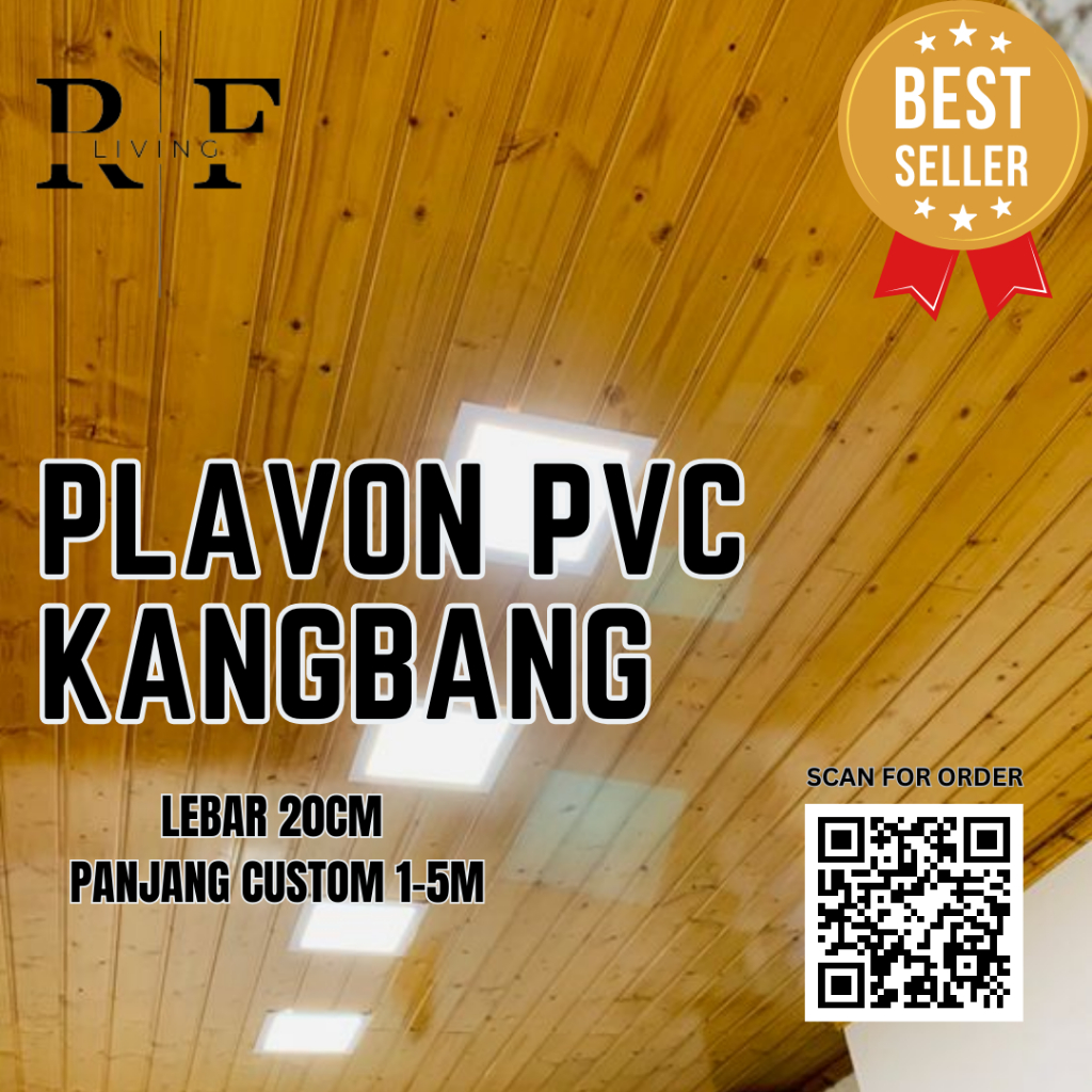 Jual PLAVON PVC KANGBANG MOTIF KAYU | Shopee Indonesia