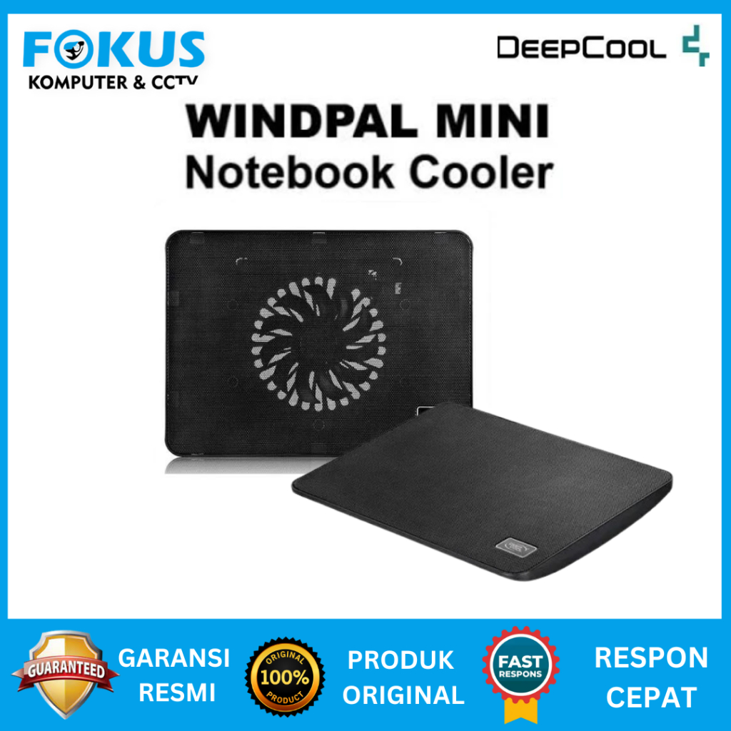Jual [BIG PROMO] DEEPCOOL WINDPAL MINI Coolingpad Laptop | Shopee Indonesia
