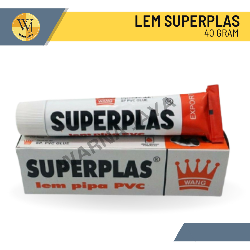 Jual Lem Superplas 40 GR / Lem Pipa PVC / Lem Paralon PVC | Shopee ...