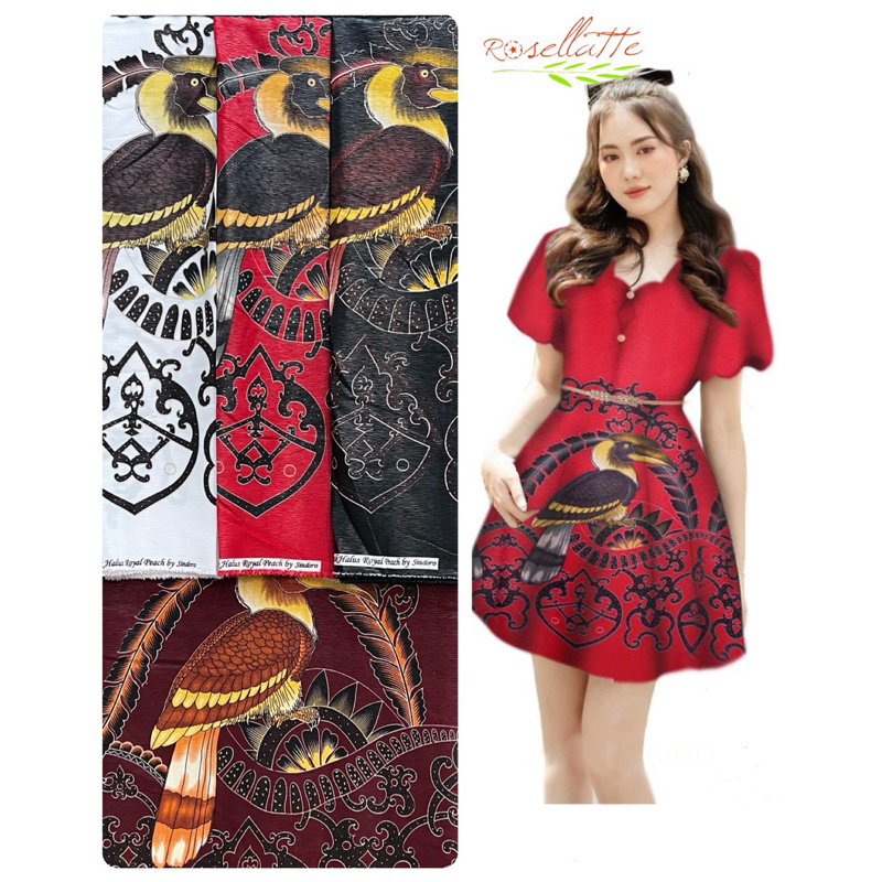 Jual Kain Batik Motif Burung Enggang (per panel) | Shopee Indonesia