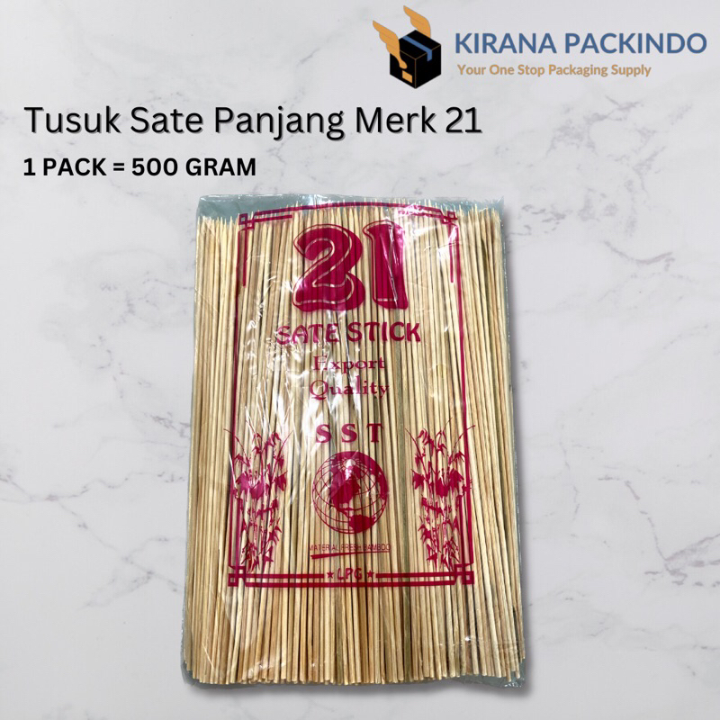 Jual Tusuk / Lidi Sate Bambu 15cm & 20cm - isi 500gram | Shopee Indonesia