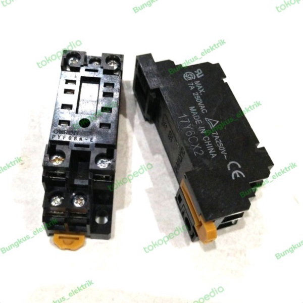 Jual Socket Relay 8pin OMRON PYF08A-E - Soket MY2 MY2N H3Y original Berkualitas | Shopee Indonesia