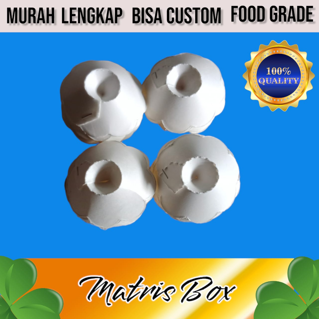 Jual [300 pcs] SUDI BIKANG MINI, suji tatakan bikang mawar , tempat kue ...