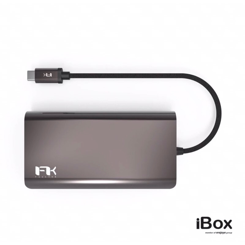 Jual (PRELOVED) Feeltek 8 in 1 USB-C Portable Hub - gray (adaptor ...