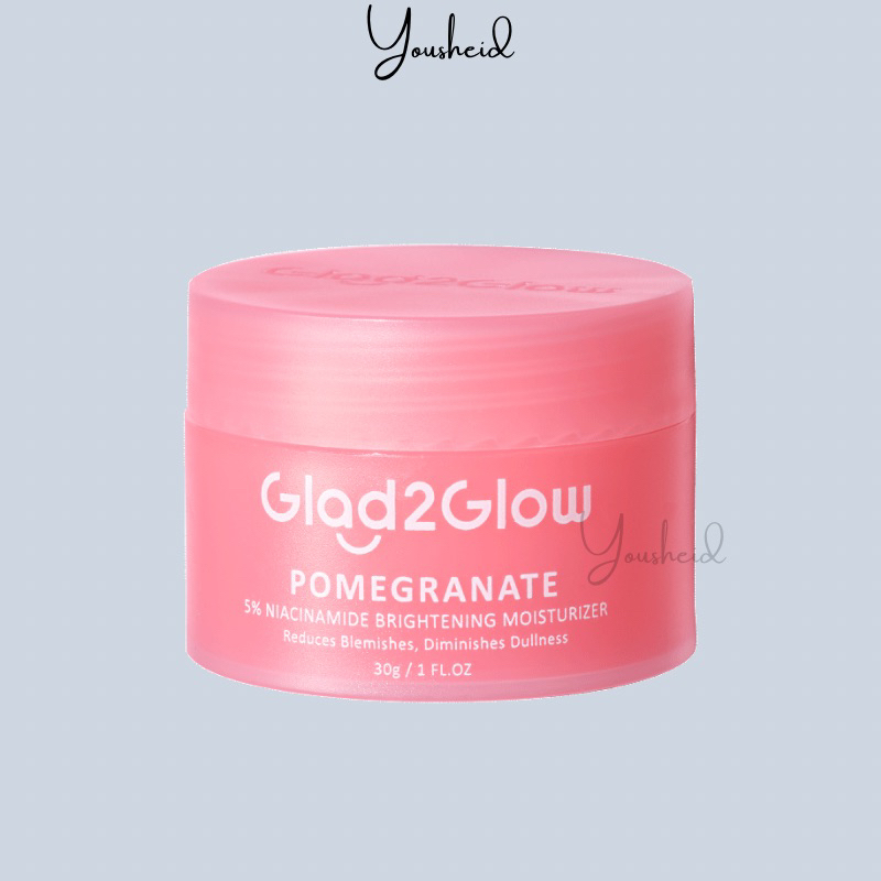 Jual GLAD2GLOW Pomegranate 5% Niacinamide Brightening Moisturizer ...