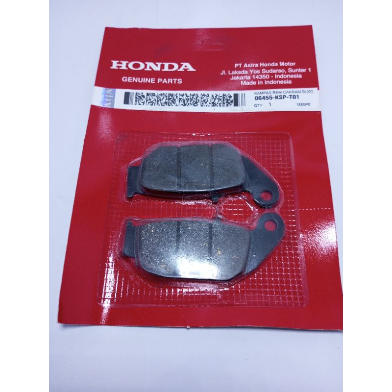 Jual Discpad disped brakepad set kampas rem cakram belakang Honda kode ...