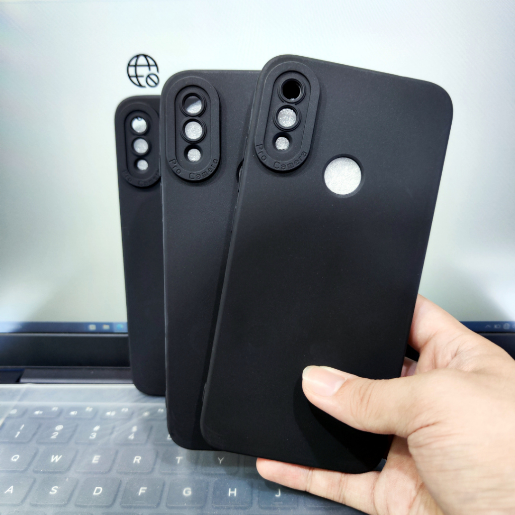 Jual Black matte softcase Xiaomi redmi 7, redmi note 7 silikon hitam ...