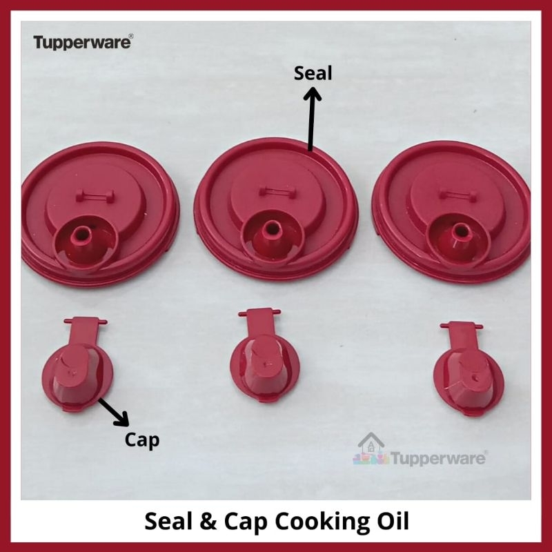 Jual Seal & Cap Cooking Oil (1) - Sparepart Tupperware | Shopee Indonesia